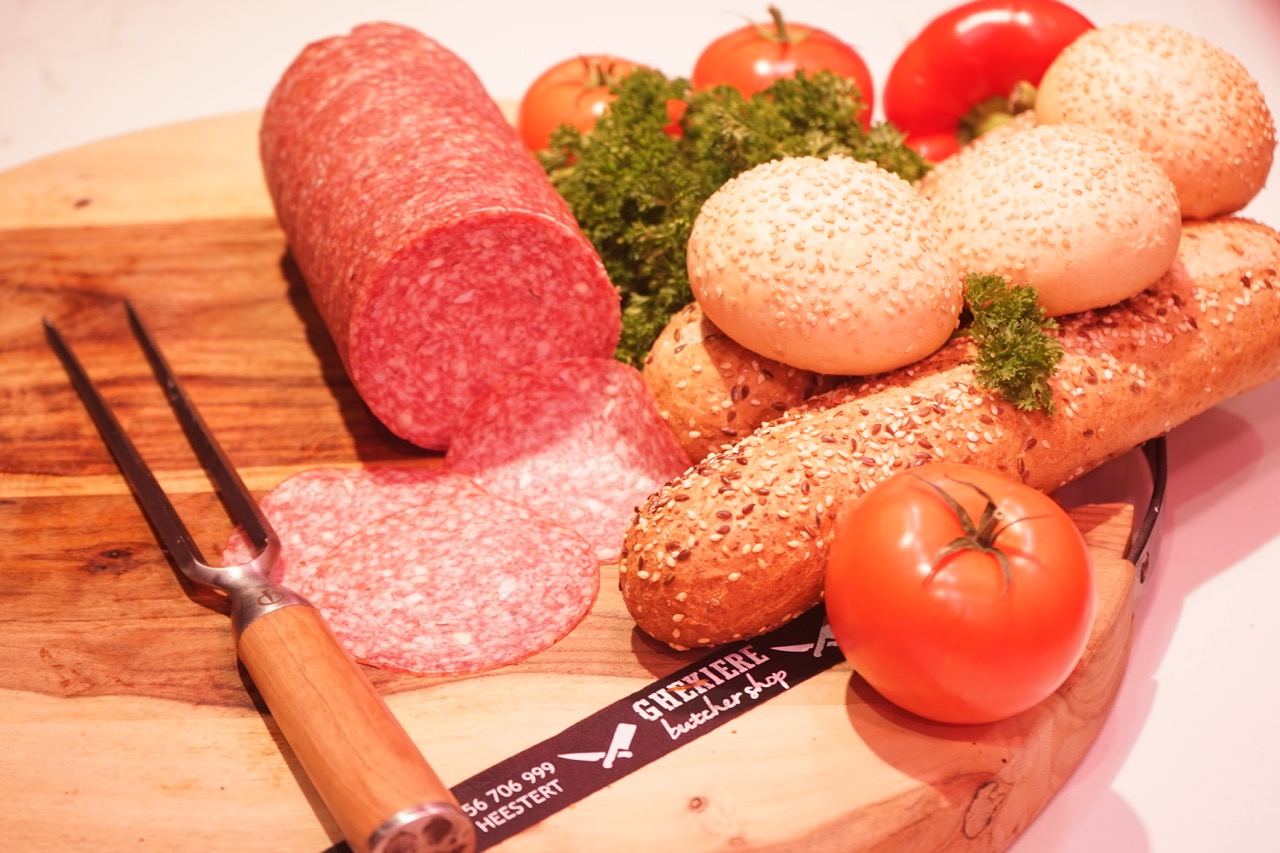 Salami van het huis